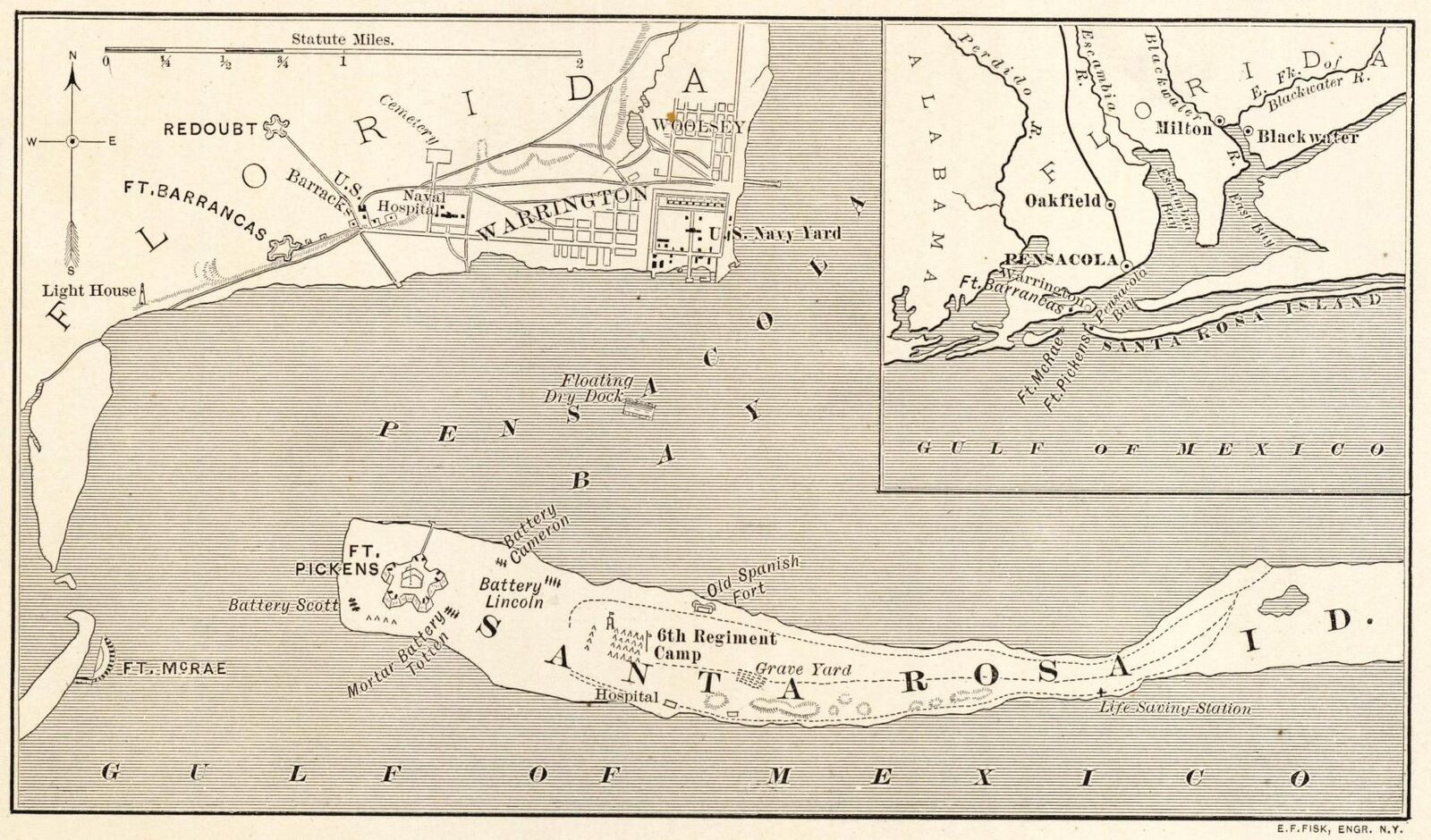 Fort Pickens - FortWiki Historic U.S. and Canadian Forts