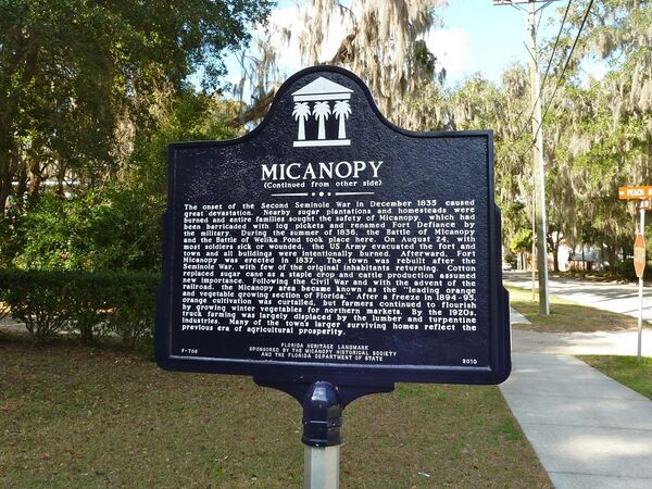 Fort Micanopy - FortWiki Historic U.S. and Canadian Forts