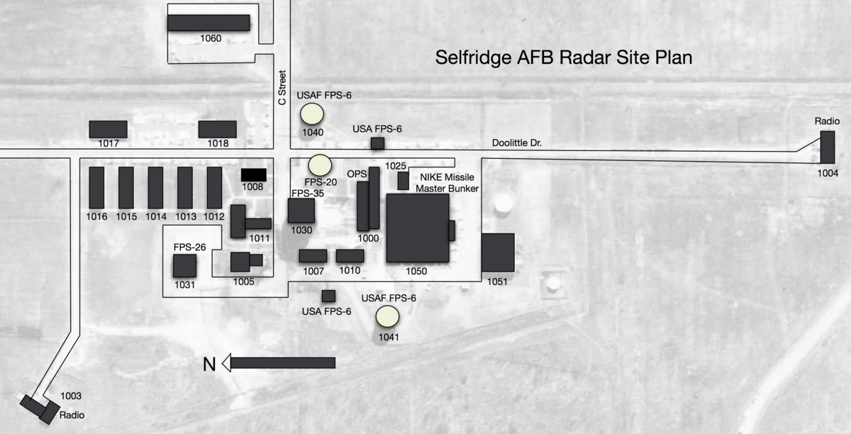 Selfridge Air Force Base Radar Site - FortWiki Historic U.S. and ...