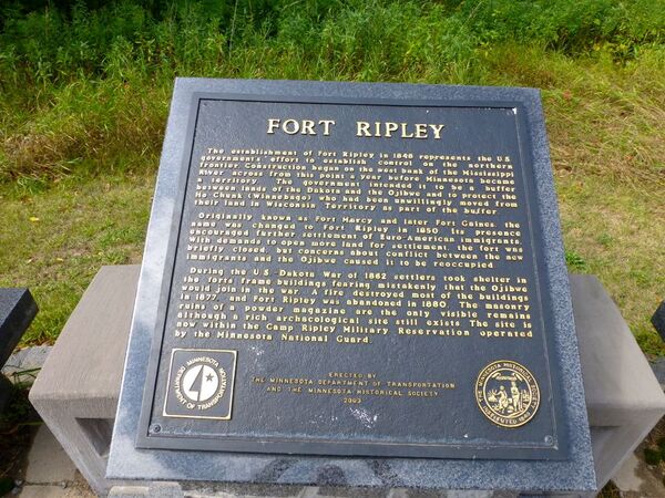Fort Ripley (1) - FortWiki Historic U.S. and Canadian Forts