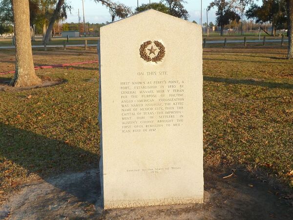 Fort Anahuac - FortWiki Historic U.S. and Canadian Forts