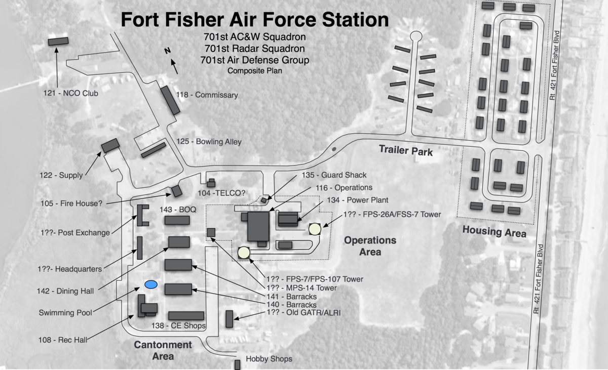 Fort Fisher Air Force Station - FortWiki Historic U.S. and Canadian Forts